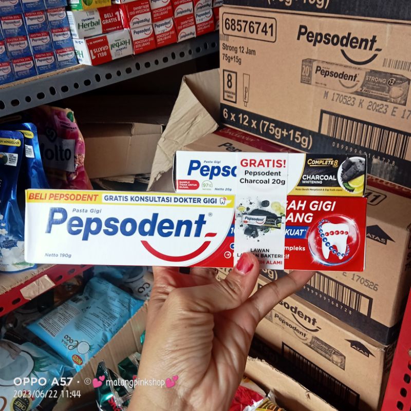 Jual Pepsodent 190 gr + 20 gr | Shopee Indonesia
