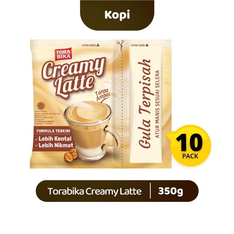 Jual KOPI Torabika Creamy Latte/TCL/Kopi Andien/Mayora Torabika/Minuman Sachet/Minuman bubuk ...