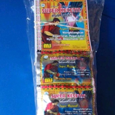 Jual Pil Super Kecetit Asam Urat (1 slop isi 5 hanger) | Shopee Indonesia