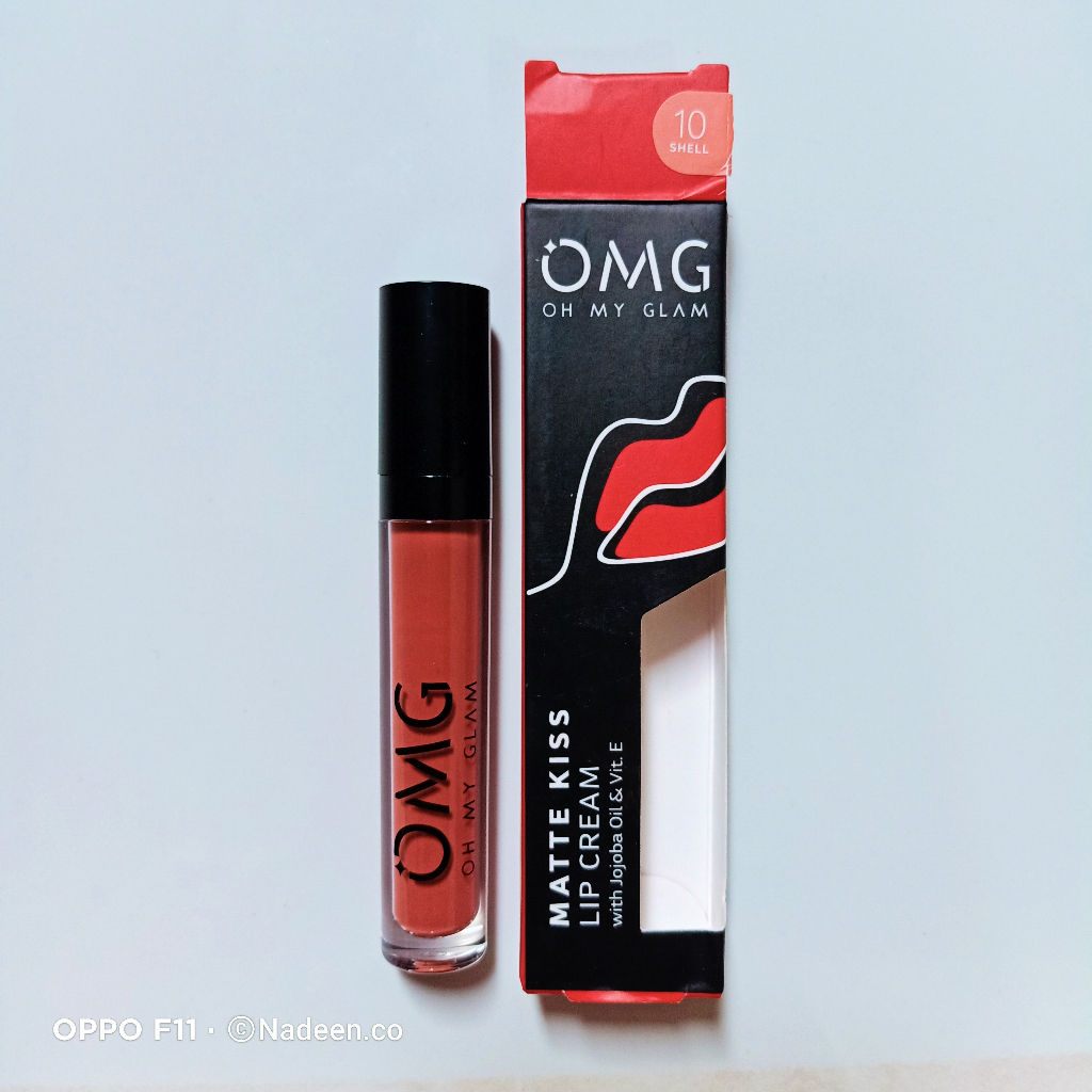 Jual OMG Matte Kiss Lip Cream No 10 Shell (New) | Shopee Indonesia