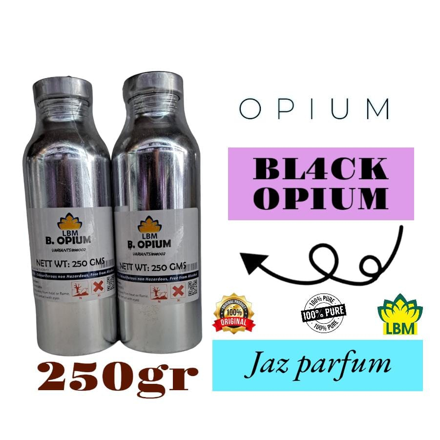 Jual (250 GRAM) B.OPIUM PARFUM BY LBM BIBIT PARFUM MURNI BL4CK OP1YUM ...