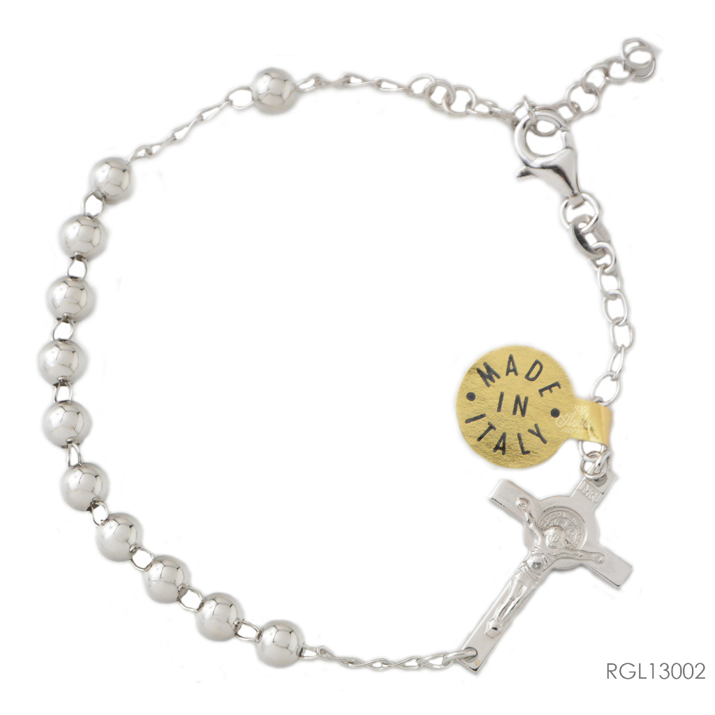 Jual Rosario Gelang Salib St Benedictus 5mm Rohani Katolik | Shopee ...