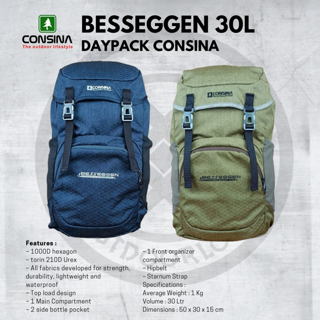 Jual Daypack Besseggen 30L | Tas Ransel Consina | Tas Consina Besseggen ...