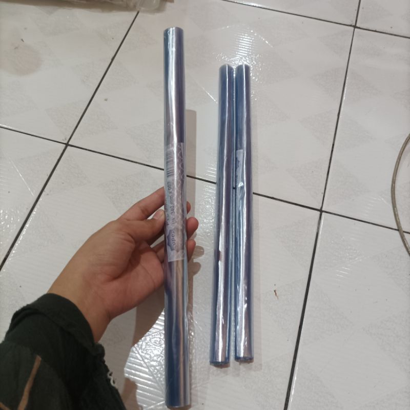 Jual KIANDAA Sampul plastik buku roll pvc mika roll pembungkus plastik ...