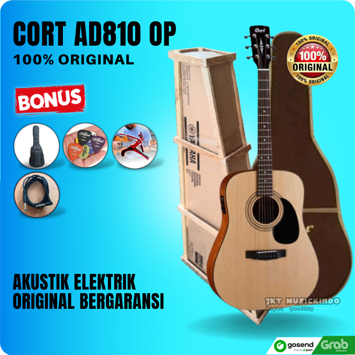 Jual Gitar akustik elektrik CORT ORIGINAL AD810 OP Guitar akustik elektrik | Shopee Indonesia