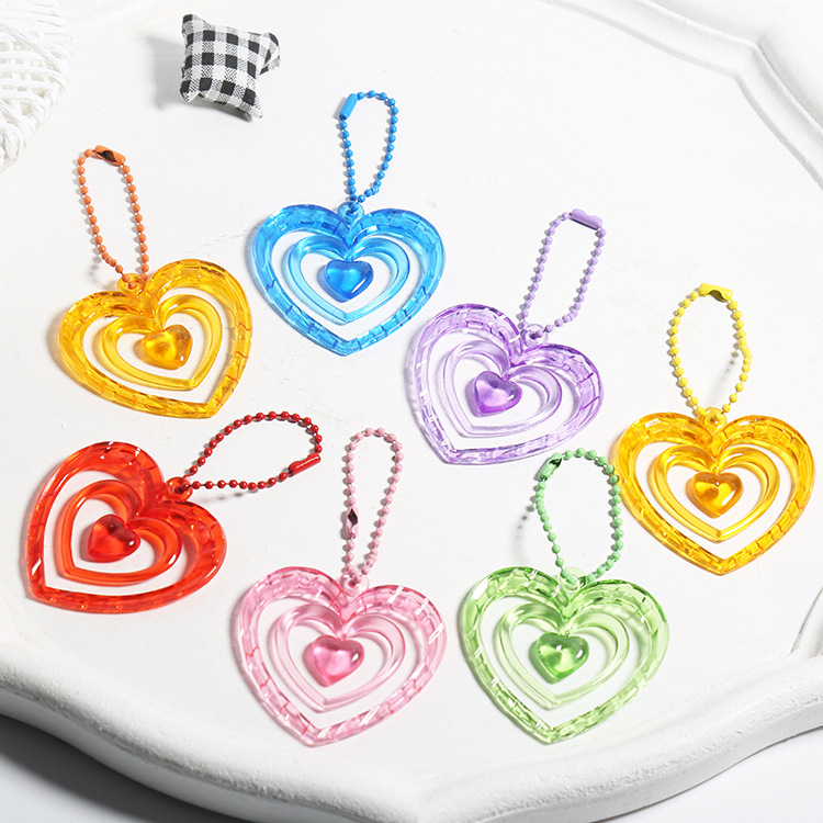 Jual yk2 Hand account decorate Model love Gantungan Kunci Akrilik Tas ...