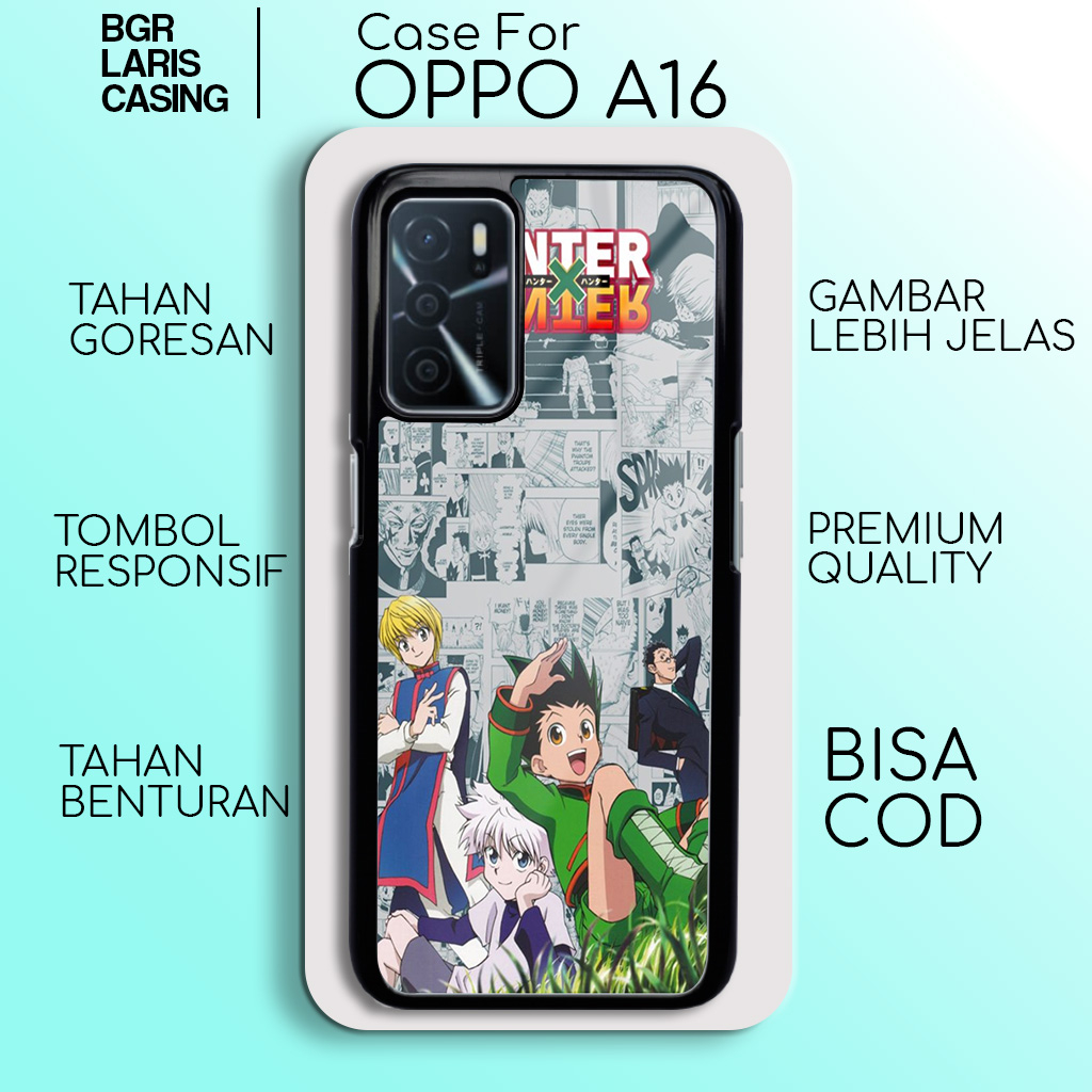 Jual Case Oppo A16 [ HUNTER X 03 ] Hardcase Softcase Premium Glossy ...