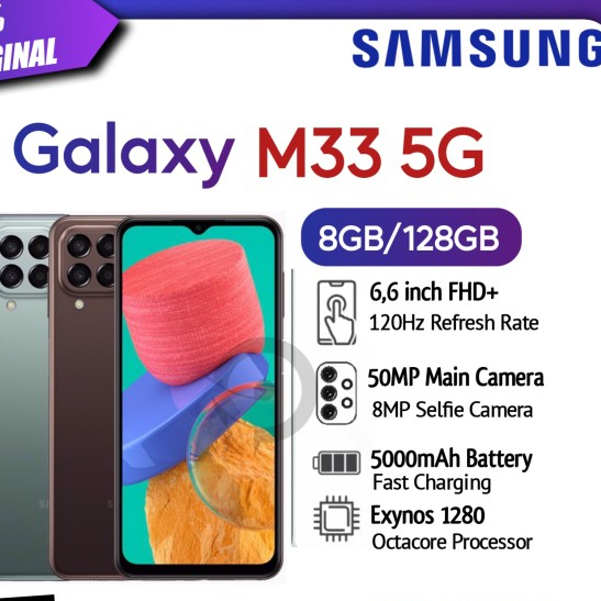 Jual SAMSUNG M33 5G 8/128GB | Shopee Indonesia