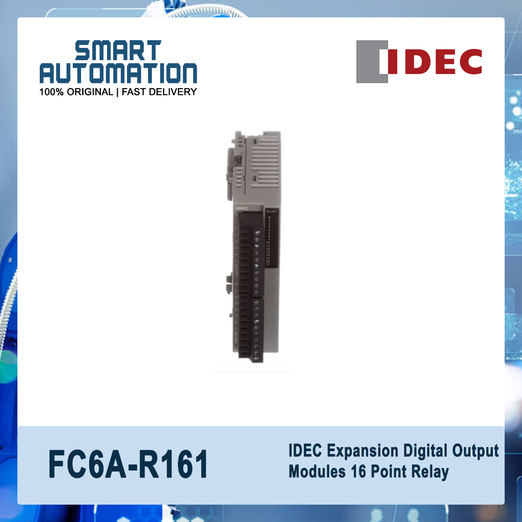 Jual IDEC FC6A-R161 Expansion 16IO Digital Output Relay untuk PLC FC6A ...