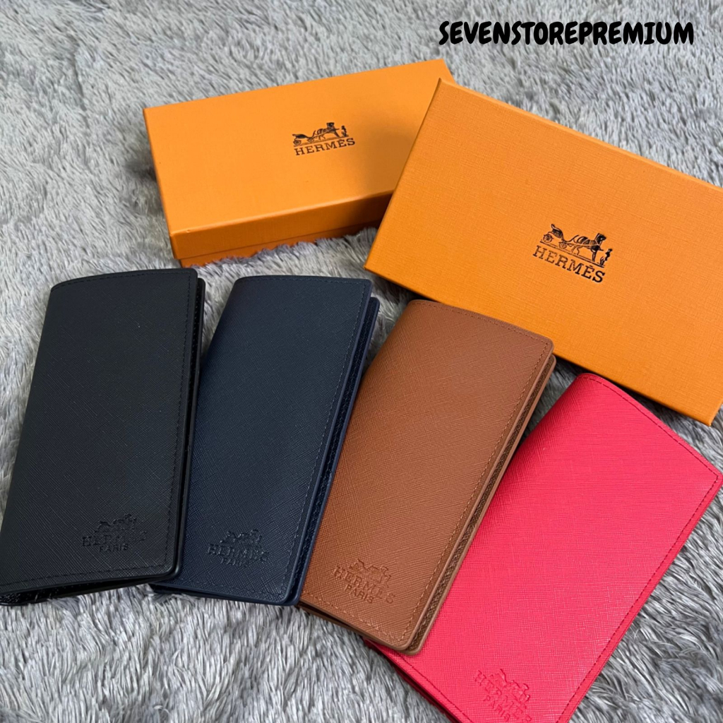 Jual 62665 DOMPET H ERMES WANITA LIPAT PANJANG IMPORT BRANDED HITAM ...