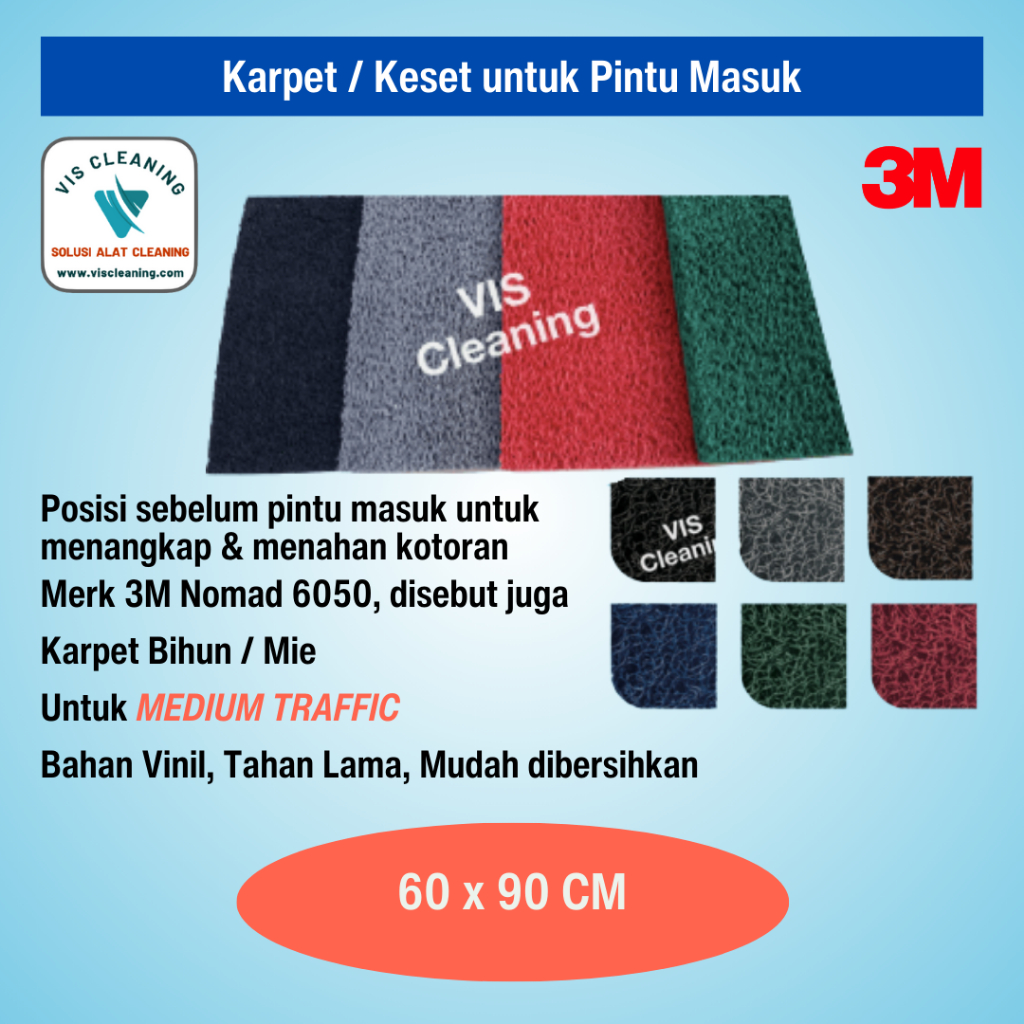Jual Karpet / Keset Mie 3M Nomad 6050 ukuran 60 x 90 cm | Shopee Indonesia