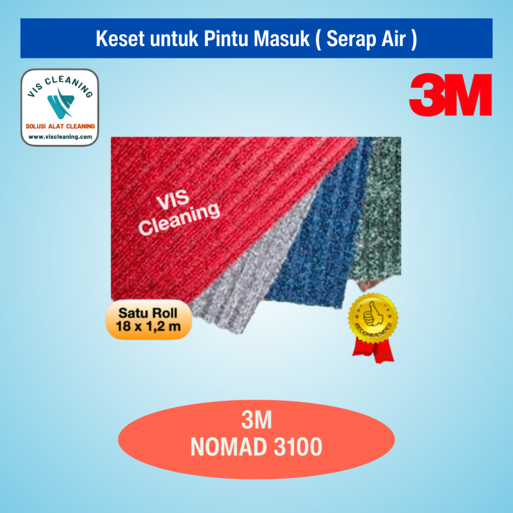Jual 3M Nomad Carpet Matting 3100 ( 1 roll 18 m ) | Shopee Indonesia
