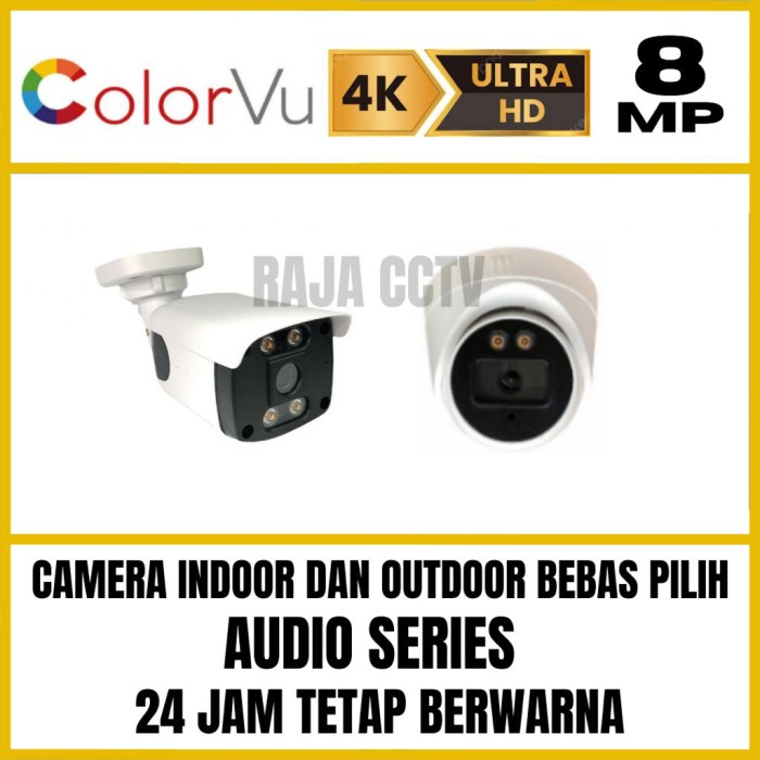 Jual CAMERA CCTV AUDIO 8MP COLORVU COLORFUL 4K ULTRA HD KAMERA CCTV ...