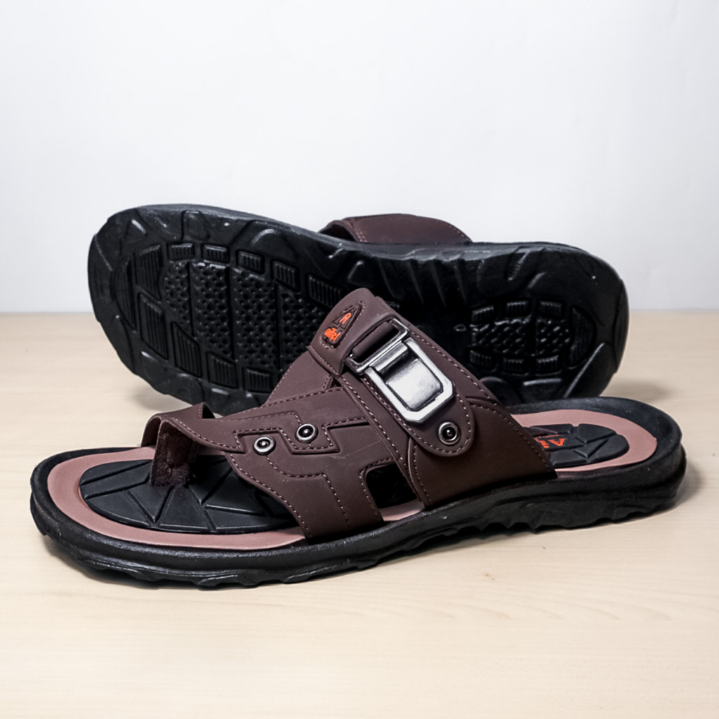 Jual Sandal Jepit Pria Kulit Original Premium Sendal Cowok Japit Kasual ...