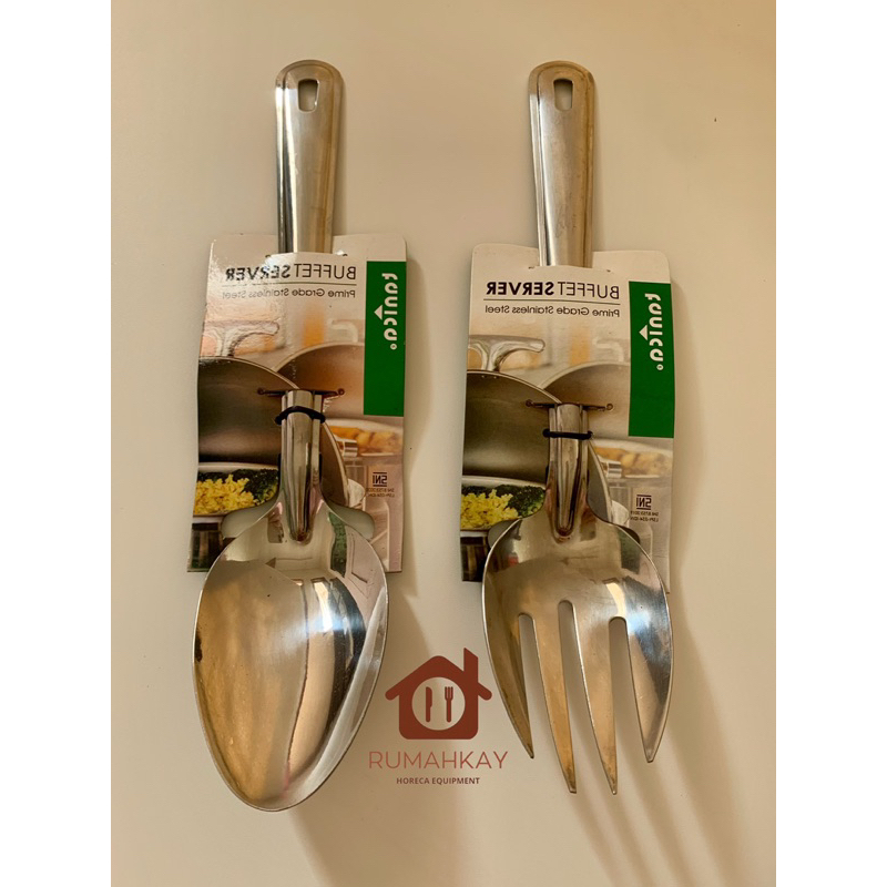 Jual Tanica Buffet Serving Spoon and Fork / Sendok dan Sayur Saji | Shopee Indonesia