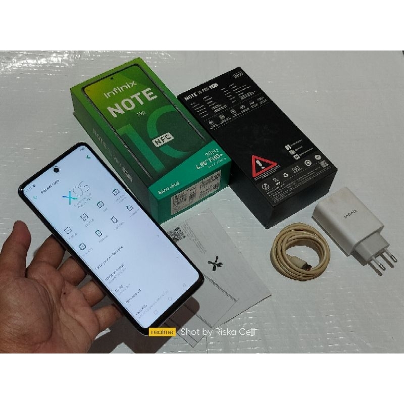 Jual INFINIX NOTE 10 PRO NFC RAM 8/128 SECOND FULSET | Shopee Indonesia