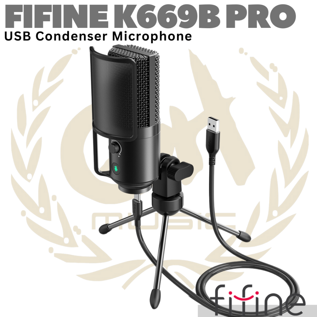 Jual MIC FIFINE K669B MICROPHONE FOR GAMING, RECORDING, PODCASTING ...