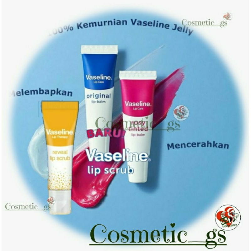 Jual VASELINE LIP BALM & LIP SCRUB | Shopee Indonesia