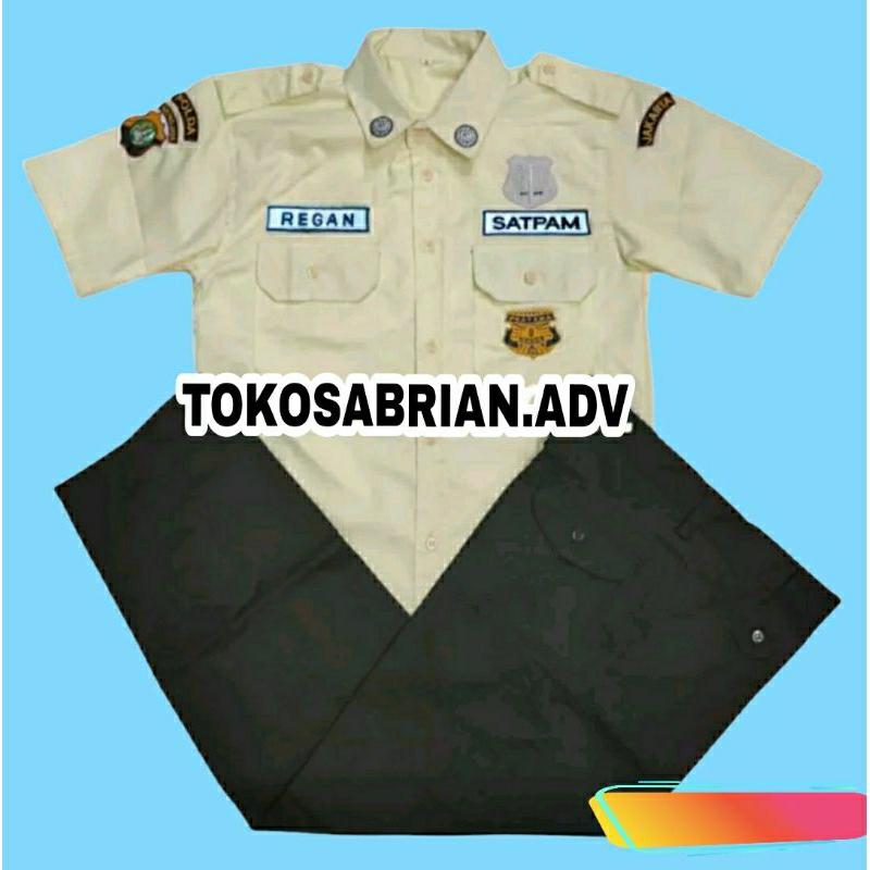 Jual SERAGAM PDH SATPAM TERBARU WARNA KREM | Shopee Indonesia