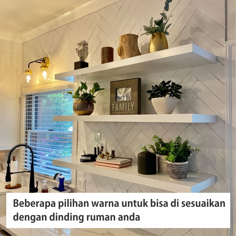 Jual Rak Dinding Minimalis Ambalan Hiasan Papan Hambalan Kayu Laci ...