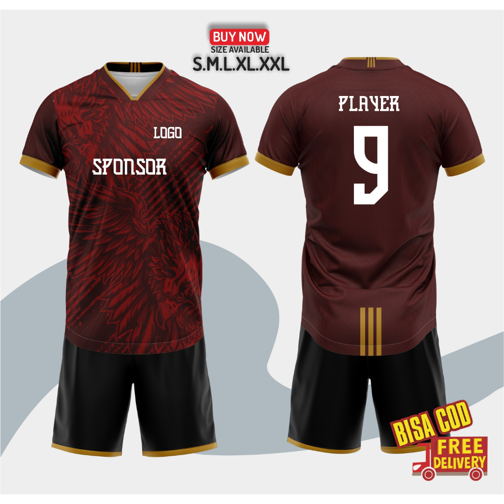 Jual JERSEY FUTSAL VOLLY CUSTOM / BAJU JERSY / JERSI SEPAKBOLA FULL ...