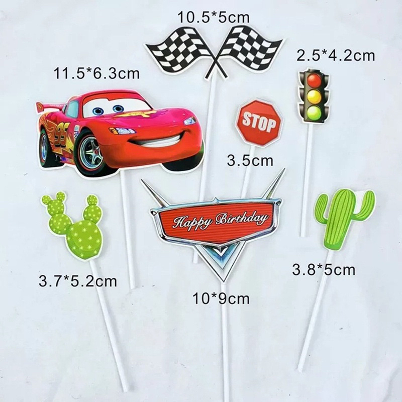 Jual 4pcs Topper McQueen Cars Boy Cake Decoration Car Toys Sedan Sport ...