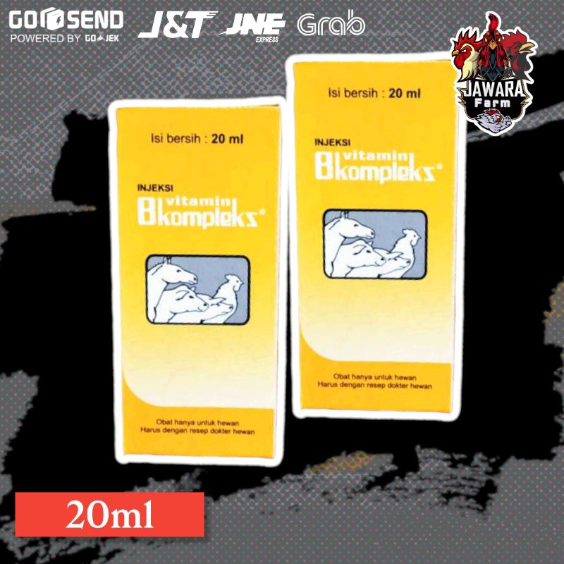 Jual Vitamin B Kompleks Injeksi 20 ml - Vitamin Ayam Bebek Sapi ...