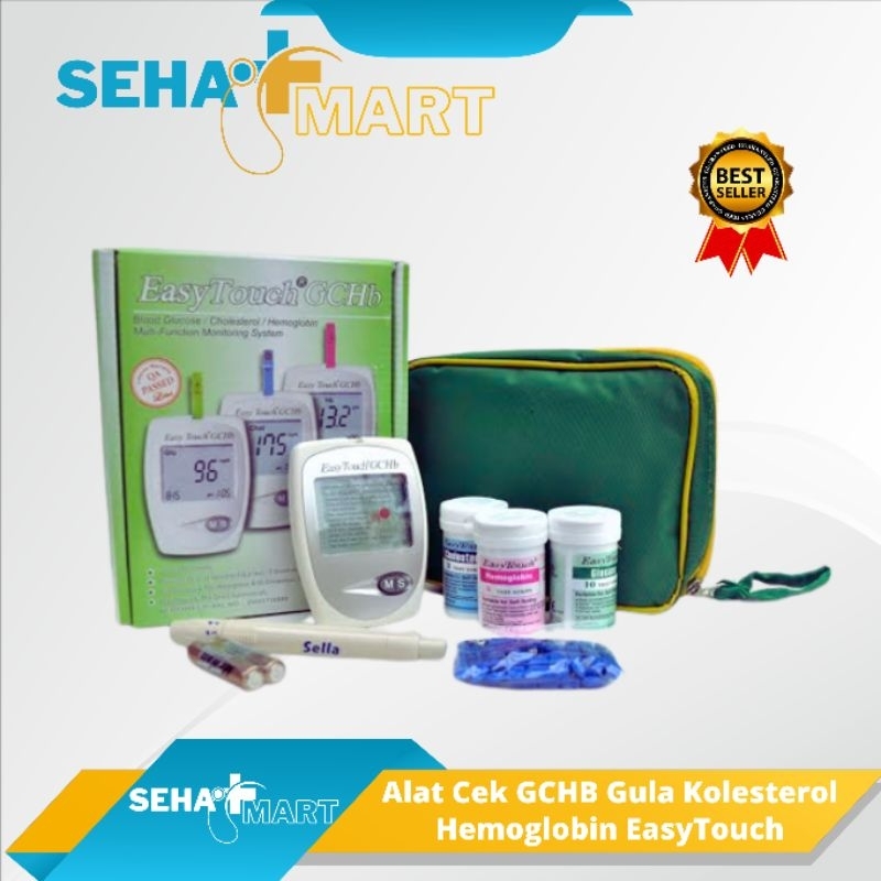 Jual Alat GCHB EasyTouch 3in1 Glucose Cholestrol Hemoglobin Cek Gula ...