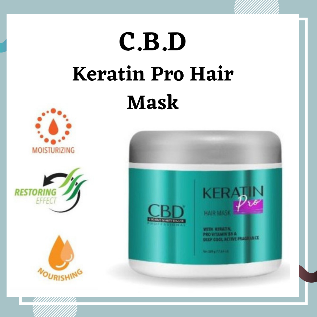 Jual CBD Professional Keratin Pro Daily Use Hair Mask 500g / Masker ...