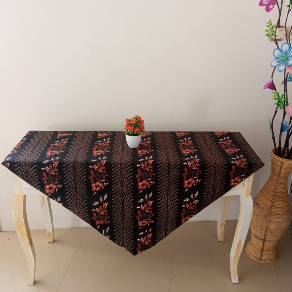 Jual Taplak Meja Batik Kain Katun Ukuran 120x120cm Dekorasi Ruang Tamu ...