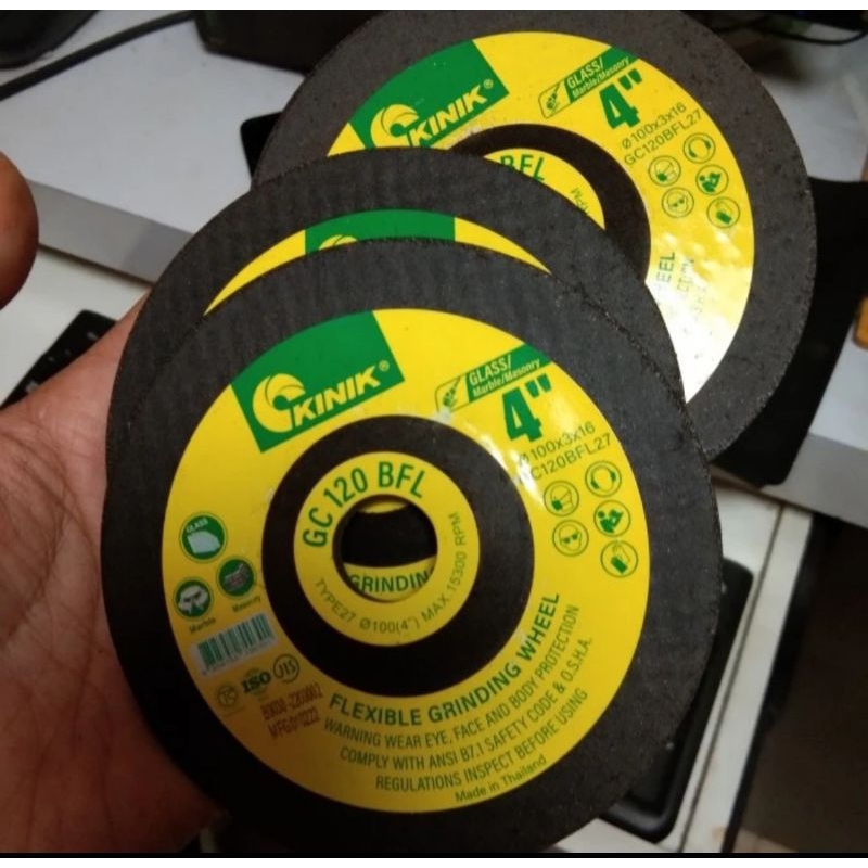 Jual kinik flexibel grinding wheel 4 inch poles granit kaca marbel GC ...