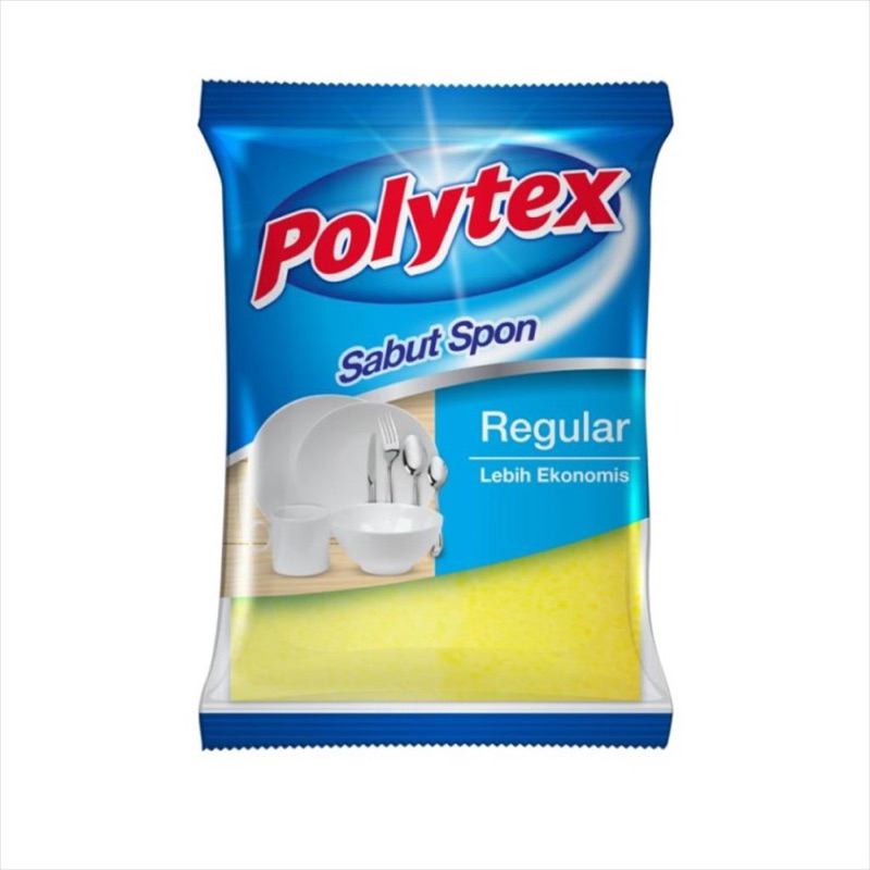 Jual Polytex SABUT SPON Regular - Sponge Cuci Piring Serbaguna | Shopee ...