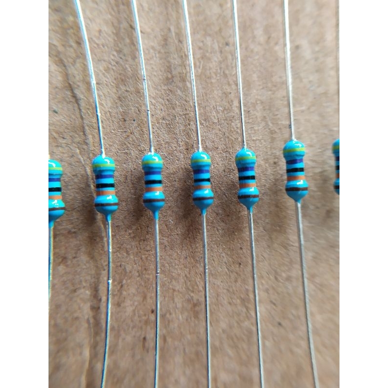 Jual 100 pcs resistor 1/4watt 470k R 1/4w 470 k KAKI TEMBAGA | Shopee ...