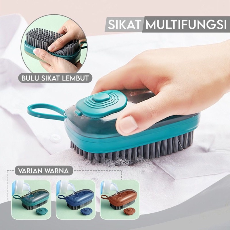 Jual SIKAT SERBAGUNA CUCI BAJU PAKAIAN ISI SABUN | SIKAT DISPENSER ...