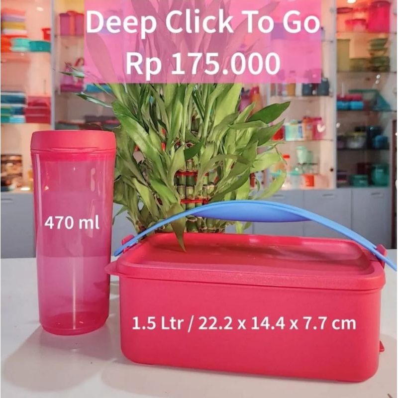 Jual paket rantang deep click to go by tupperware | Shopee Indonesia