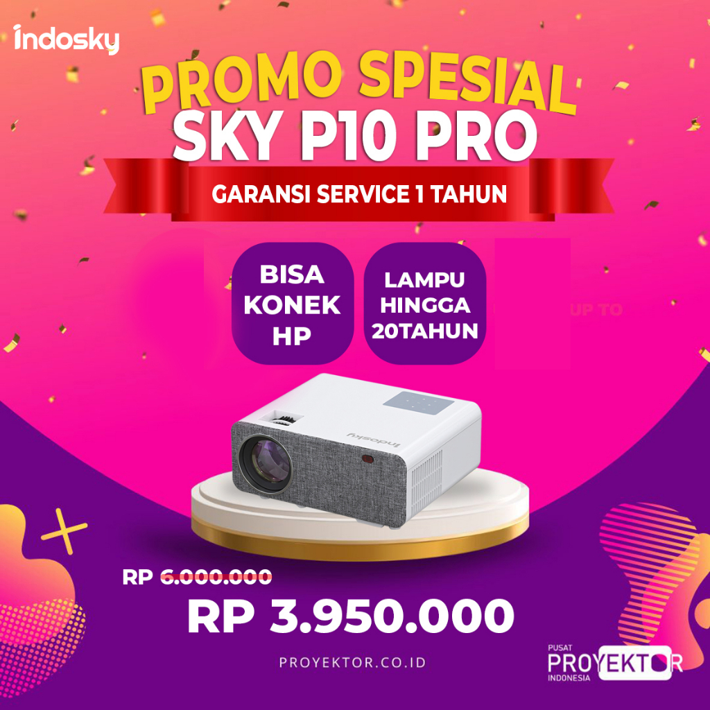 Jual Pusat Proyektor Indonesia - Proyektor Android Indosky P10 PRO ... Jual Pusat Proyektor Indonesia - Proyektor Android Indosky P10 PRO ...