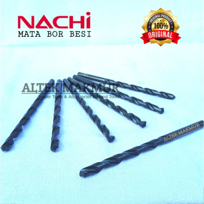Jual NACHI Mata Bor Besi HSS 1 1.5 2 2.5 3 3.5 4 4.5 5 5.5 6 mm Kayu ...
