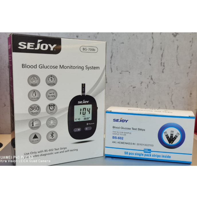Jual Strip gula darah Sejoy | Glucose test strip | Blood glucose test ...