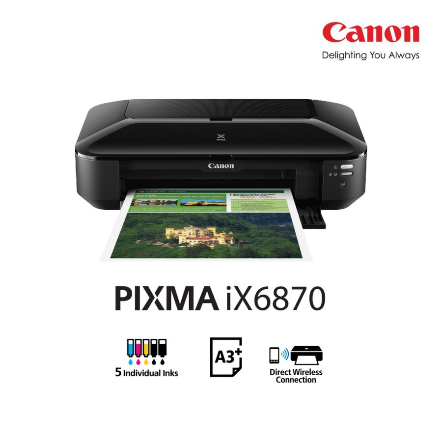 Jual PRINTER A3 CANON IX6870 Color Single Function Printer IX 6870 ...