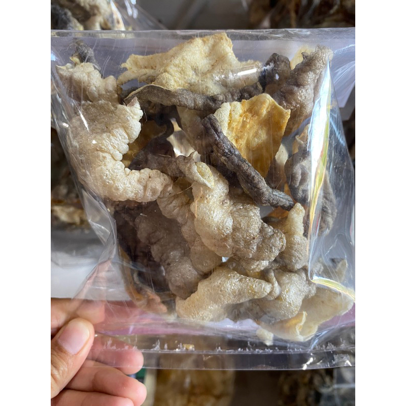 Jual Kerupuk kulit ikan / kulit ikan khas indramayu renyah gurih ...