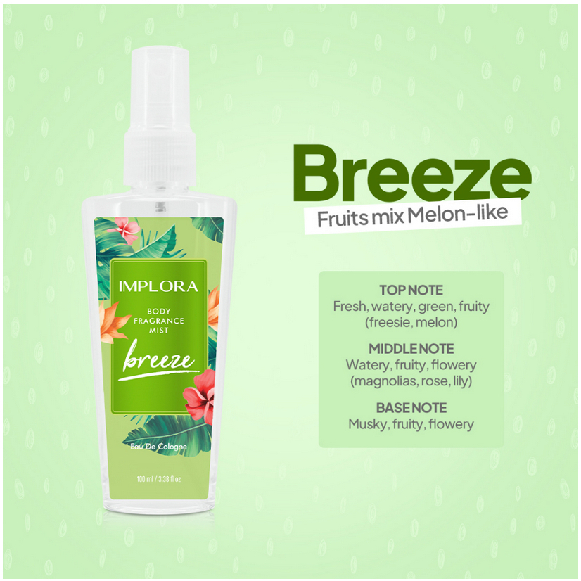 Jual IMPLORA Body Fragrance Mist Parfum 100ml | Shopee Indonesia