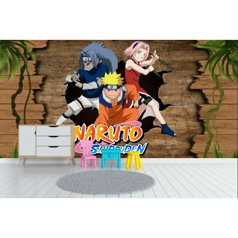 Jual Wallpaper Custom Motif Anime Naruto | Shopee Indonesia