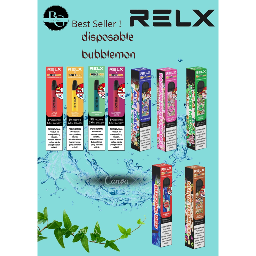Jual RELX Bubblemon Disposable Pod | Shopee Indonesia