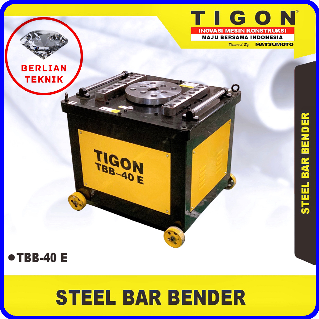 Jual Steel Bar Bender Tigon TG BB 40 / TBB 40 E | 6 - 40 mm | Shopee ...
