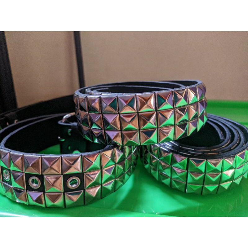 Jual Gesper sabuk spike piramid/ember | Shopee Indonesia