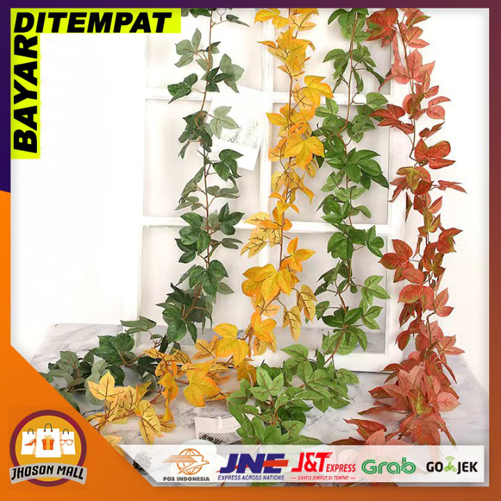 Jual JM Tanaman Hias Daun Rambat Juntai / Daun Hias Plastik Import ...