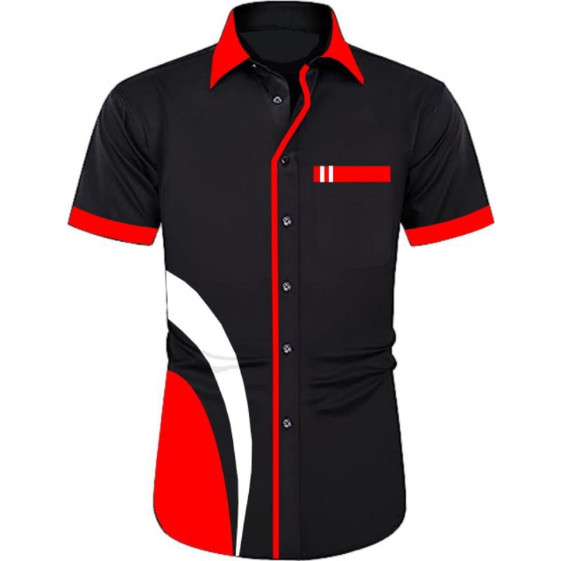Jual kemeja kombinasi pria&wanita|kemeja seragam kerja|kemeja kerja ...