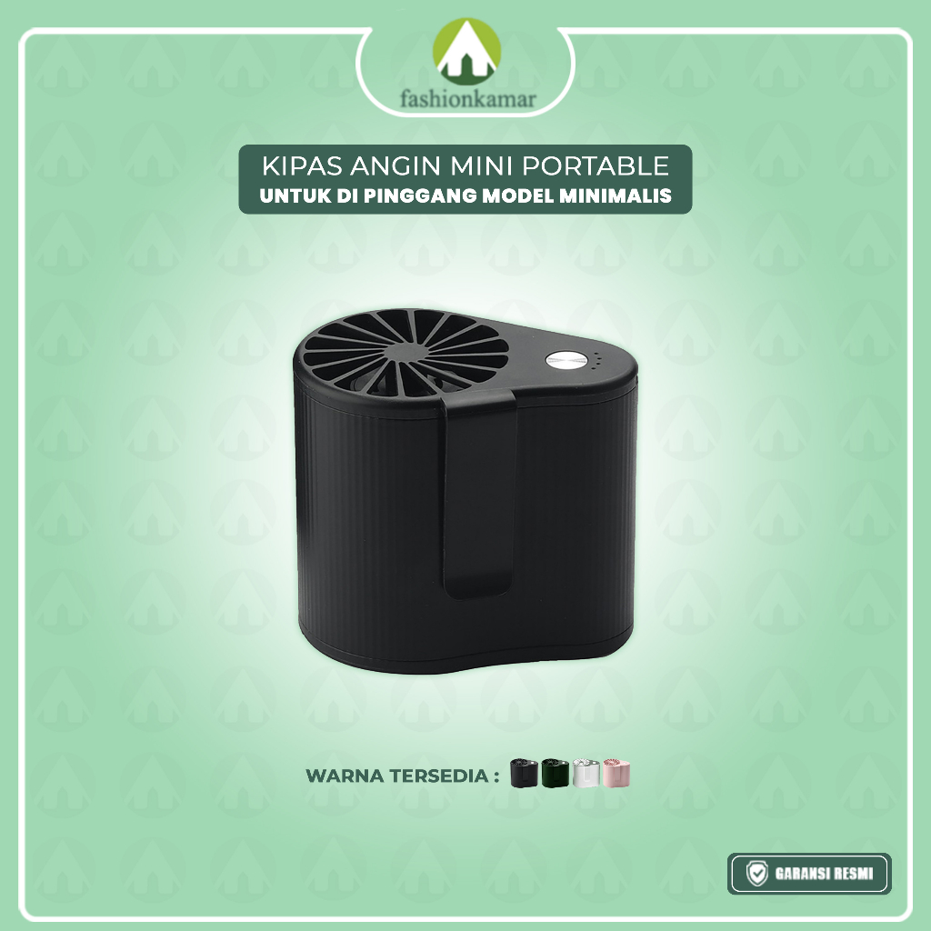 Jual Kipas Angin Mini Portable Desain Untuk di Pinggang Model Minimalis ...