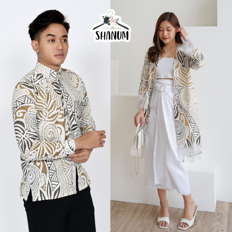 Jual SHANUM BATIK OUTER/OUTER BATIK/BATIK MODERN LACE/BATIK LACE MEWAH ...