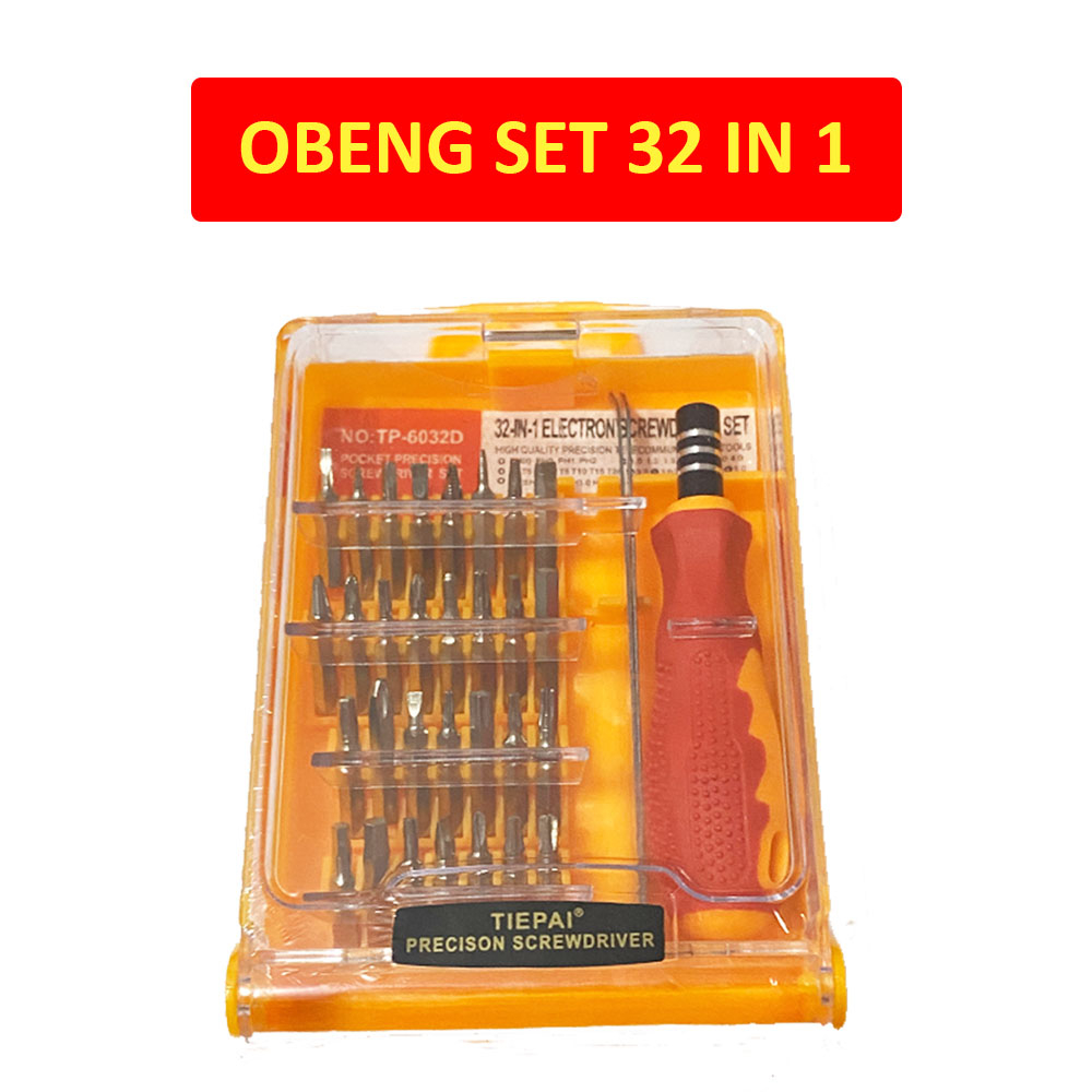 Jual Obeng Set 32 In 1 Kotak Pinset Set Obeng Lengkap Servis Hp